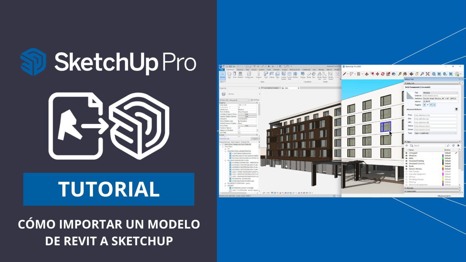 Cómo importar un modelo de Revit a SketchUp - Íscar Software de Arquitectura