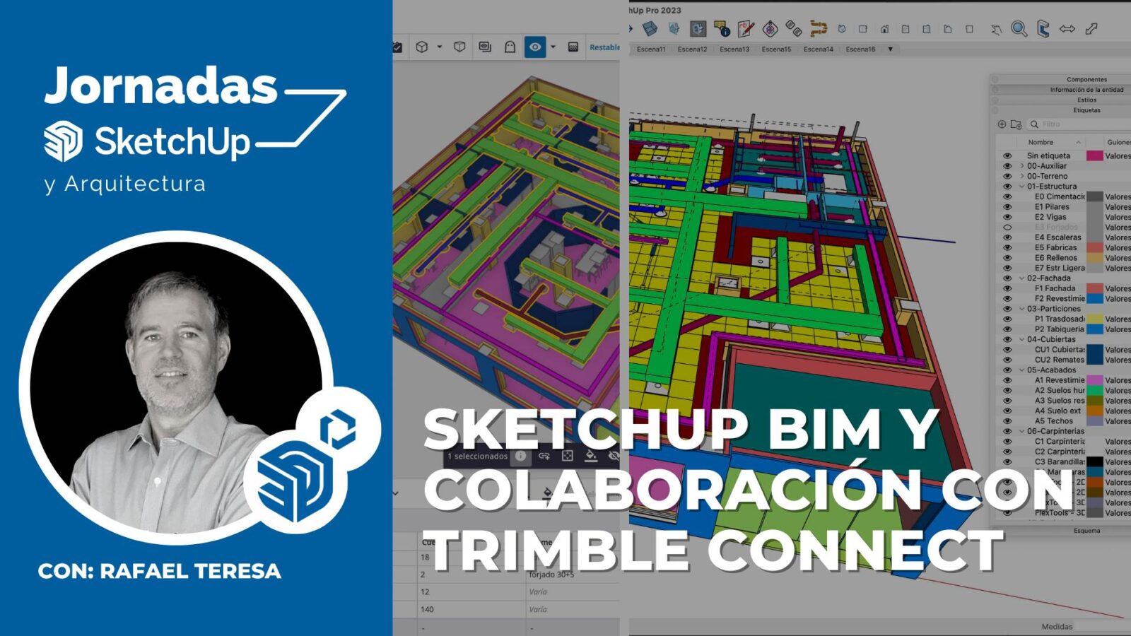 SketchUp BIM, Estructura del Modelo 3D con Roko Design - Íscar Software ...