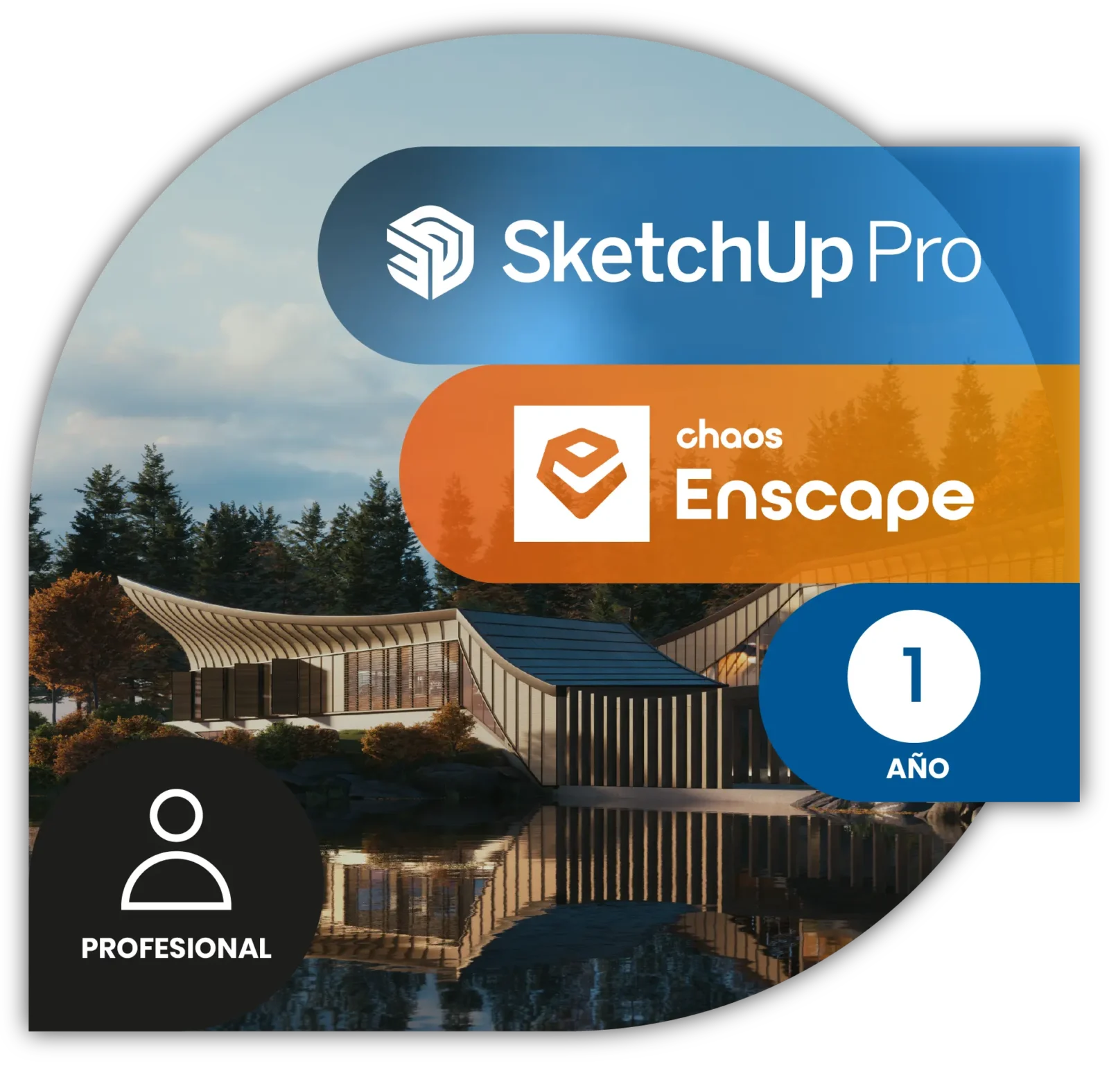 SketchUp Pro + Enscape | Pack Profesional - Anual - Íscar Software de Arquitectura
