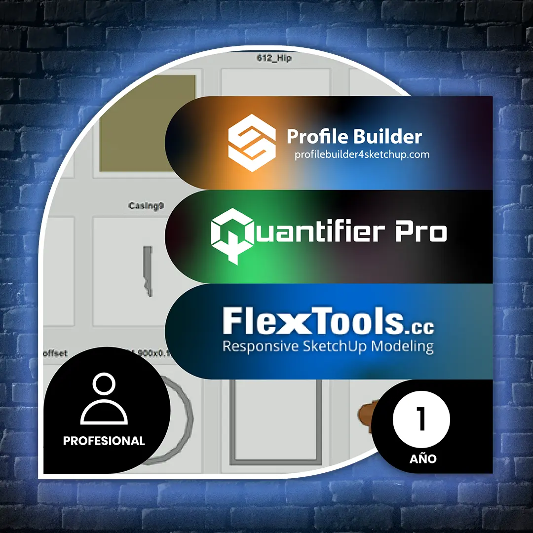 Profile Builder + Quantifier Pro + FlexTools | Pack Profesional - Íscar Software de Arquitectura