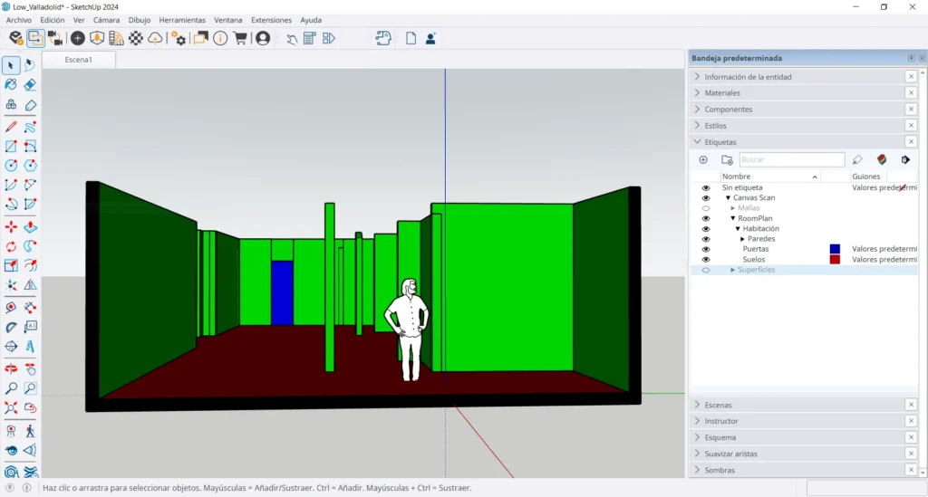SketchUp y Scan to Design: Parte 1 - Modelado del Pub Low para su ...