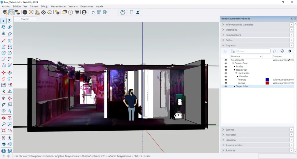 SketchUp y Scan to Design: Parte 1 - Modelado del Pub Low para su ...