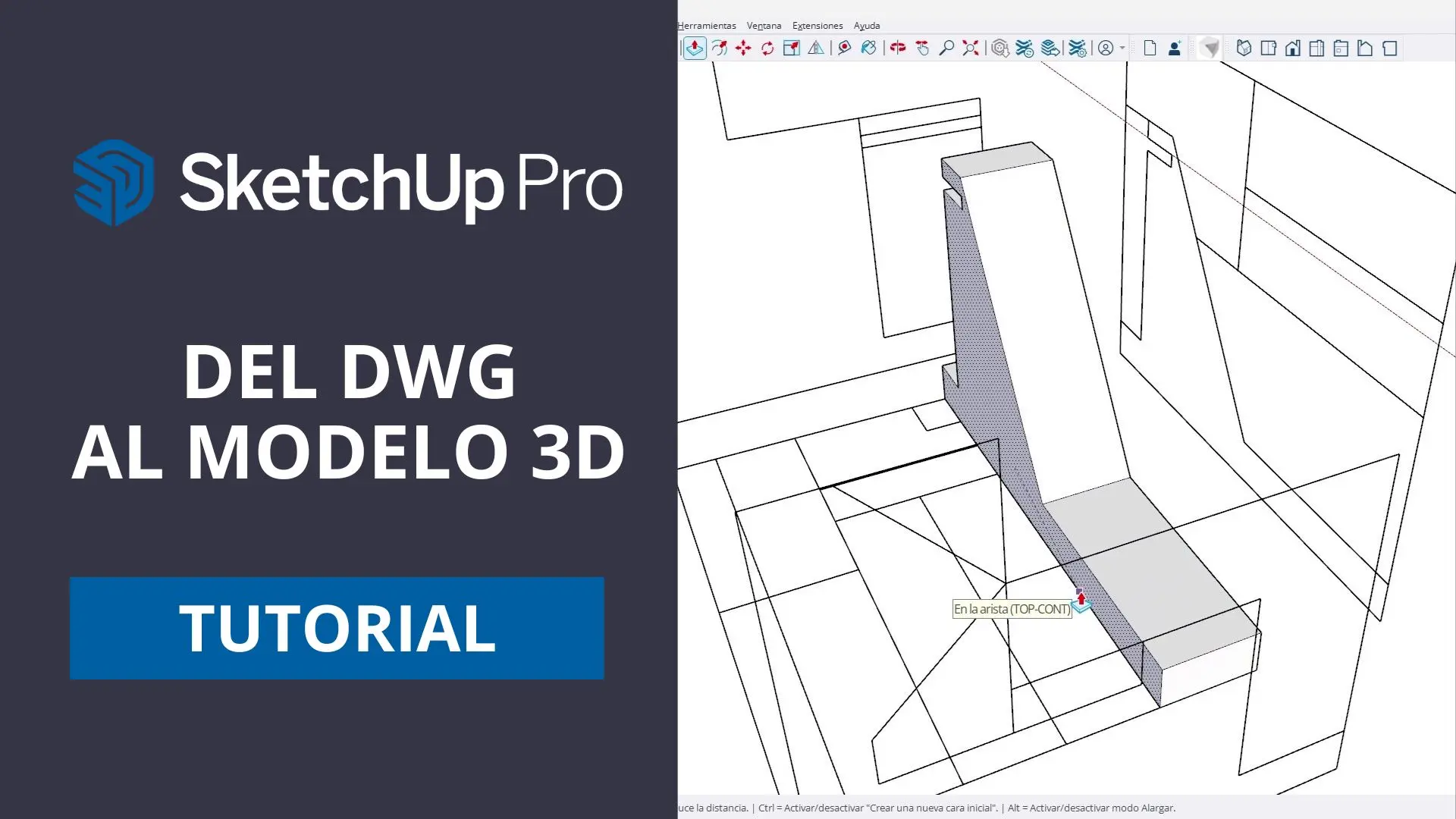 Modelação no SketchUp a partir de um ficheiro DWG: Tutorial passo-a ...