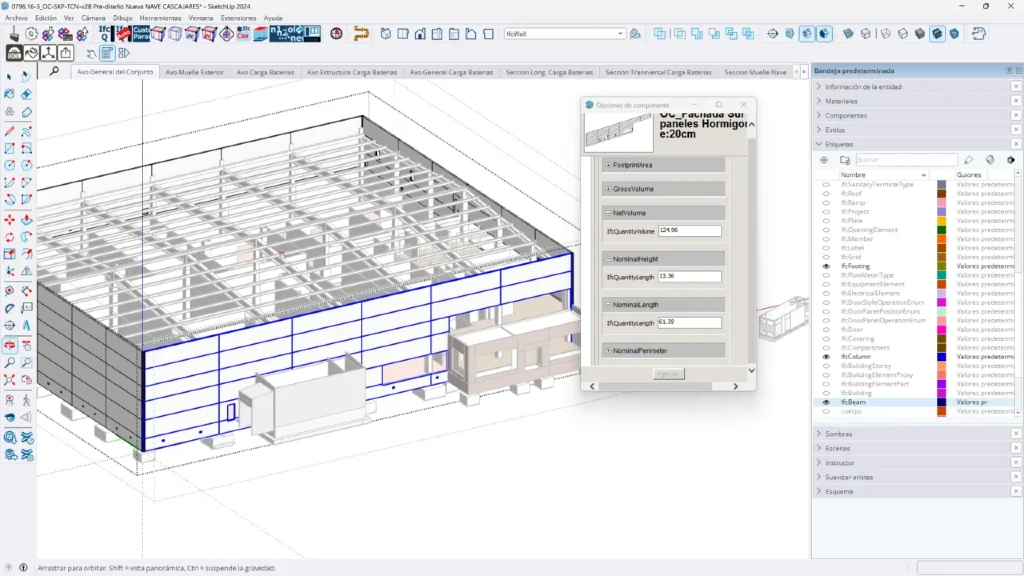 Reconstrucción de la Planta de Cascajares: Metodología BIM con SketchUp ...