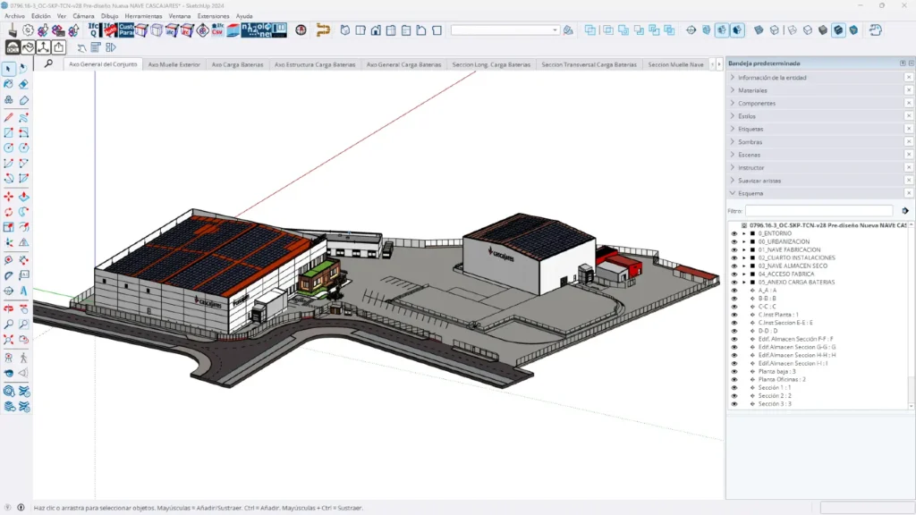 Reconstrucción de la Planta de Cascajares: Metodología BIM con SketchUp ...